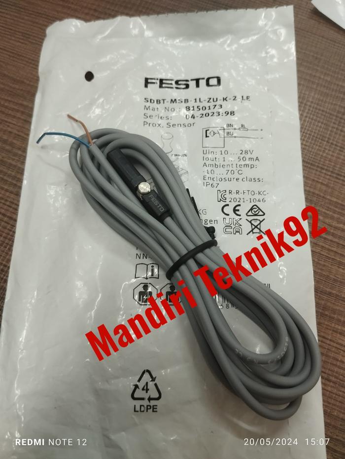 Jual Sensor Pneumatic FESTO SDBT-MSB-1L-ZU-K-2-LE - Jakarta Barat ...