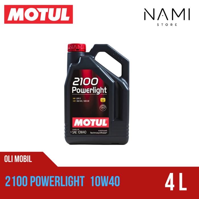 Jual Oli Mesin *MOTUL 2100 POWERLIGHT 10W40 (4L)* Mobil - Kota Surabaya - NAMI | Tokopedia