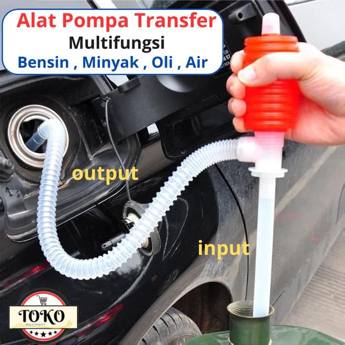 Jual Alat Pompa Selang Tangan Sedot Bensin Minyak Air Oli Transfer Pump ...