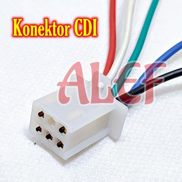 Jual socket motor 6 pin 5 kabel CDI grand supra soket - Kota Surabaya ...