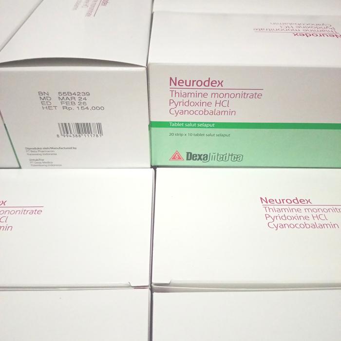 Jual neurodex box 200 tablet - Kota Bekasi - mulia_pharma01 | Tokopedia