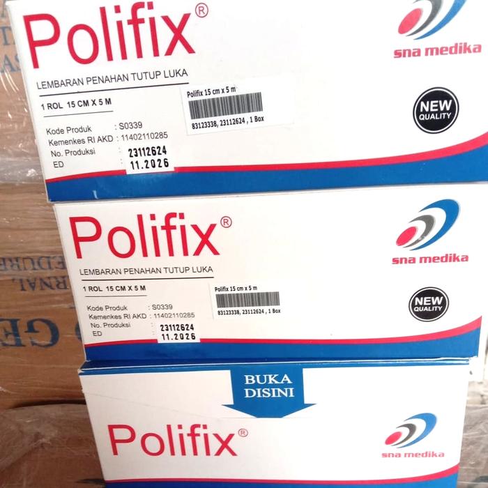 Jual Polifix 15 x 5 Lembaran Penahan Tutup Luka Plester - Jakarta Barat ...