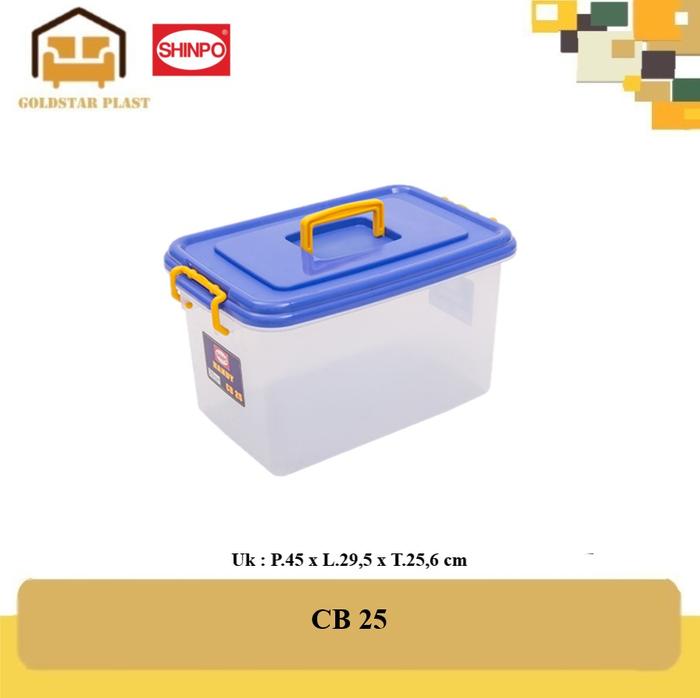 Promo Shinpo Container Box Plastik | Storage Box Multifungsi CB - CB 25 ...
