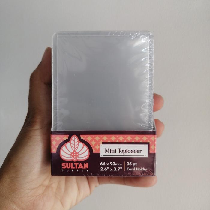 Jual SULTAN SUPPLY MINI TOPLOADER KPOP PHOTOCARD TCG JAPANESE SIZE ...