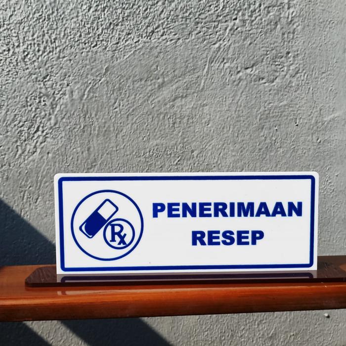 Jual Sign penerimaan resep | tanda apoteker penerimaan resep - Kab ...