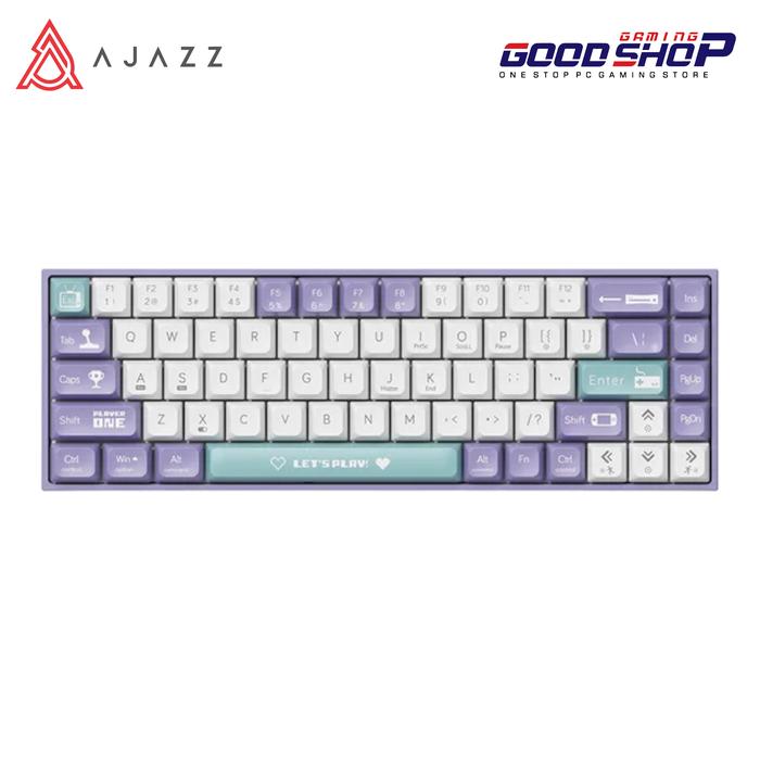 Jual Ajazz AK680 Mechanical Keyboard - Iris Purple PRO, Red Switch ...