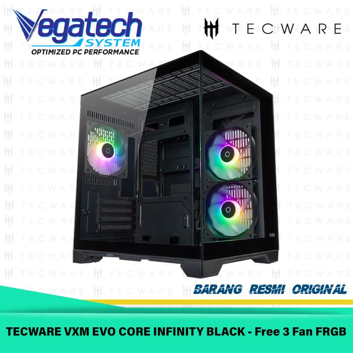 Jual TECWARE EVO CORE INFINITY BLACK FREE 3 FAN FRGB - Kab. Sleman ...