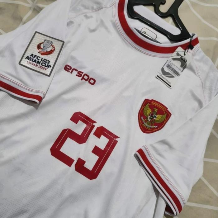 Jual Nathan Tjoe A On #23 Timnas Indonesia National Team Away Jersey ...