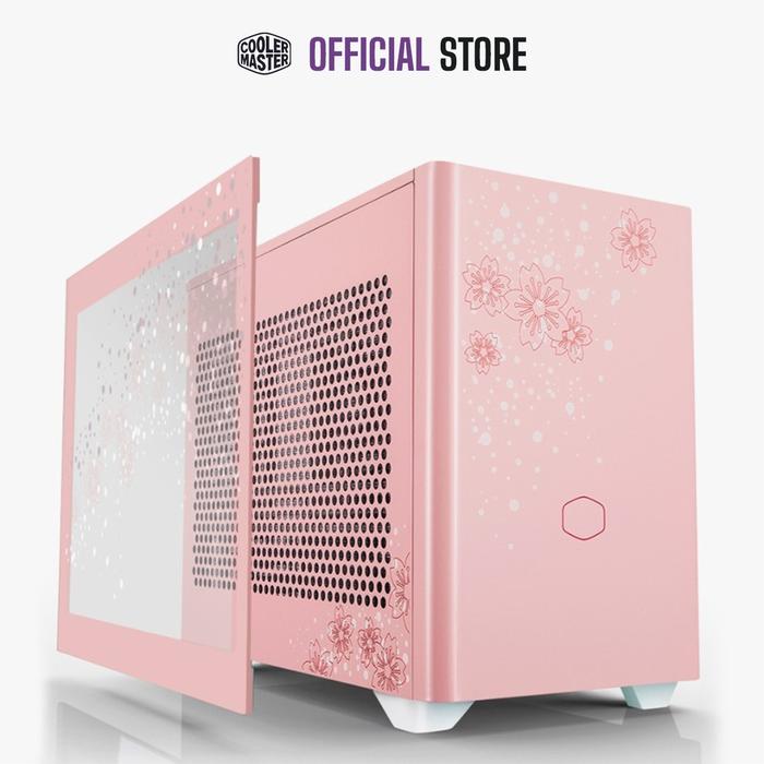 Promo Cooler Master MasterBox NR200P Color Mini ITX PC Case - Sakura ...