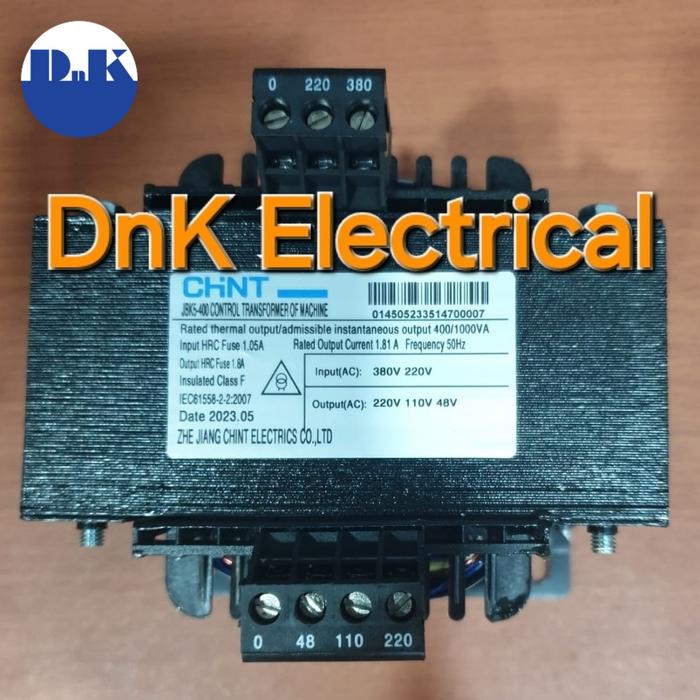 Jual Multi Transformer/Trafo/Travo Step Down 400VA Input 380/220VAC CHINT - Jakarta Barat - DnK ...