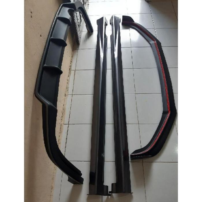 Jual paket bodykit honda mobilio e atau s front lips side skirt dan ...