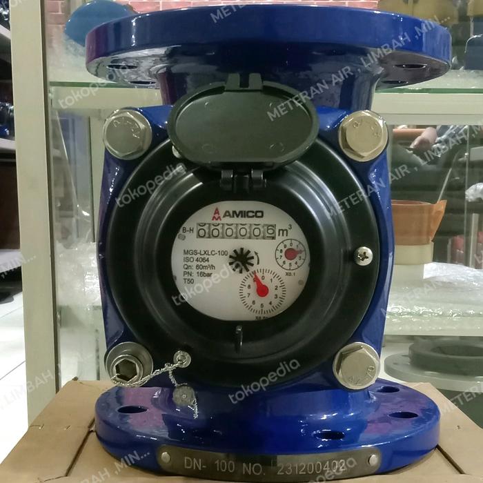 Jual Water Meter AMICO 4 inch DN 100 mm / Meteran Air AMICO 4 inch DN ...