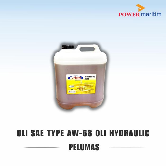 Jual Oli Sae AW-68 Oil Hydraulic Kap 18 Liter JRG Auto Genuine Hidrolik ...