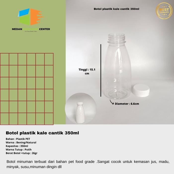 Jual Botol Plastik kale cantik tebal 350ml / botol minuman / botol ... Jual Botol Plastik kale cantik tebal 350ml / botol minuman / botol ...