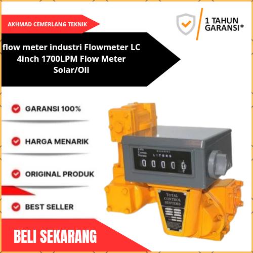 Jual flow meter industri Flowmeter LC 4inch 1700LPM Flow Meter Solar ...