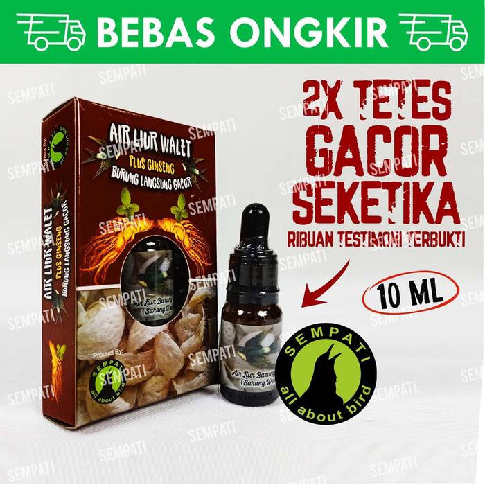 Jual AIR LIUR WALET BURUNG GACOR SEKETIKA SEMPATI VITAMIN BURUNG - Kota ...