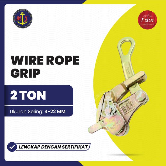 Jual WIRE ROPE GRIP 2 TON/ KODOKAN/ PERKAKAS - Kota Surabaya - MJMARINE ...