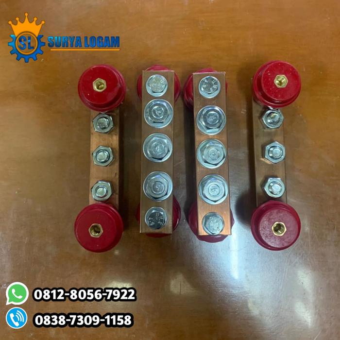 Jual busbar tembaga 3mm x 25mm x 150mm - busbar grounding - Murni ...