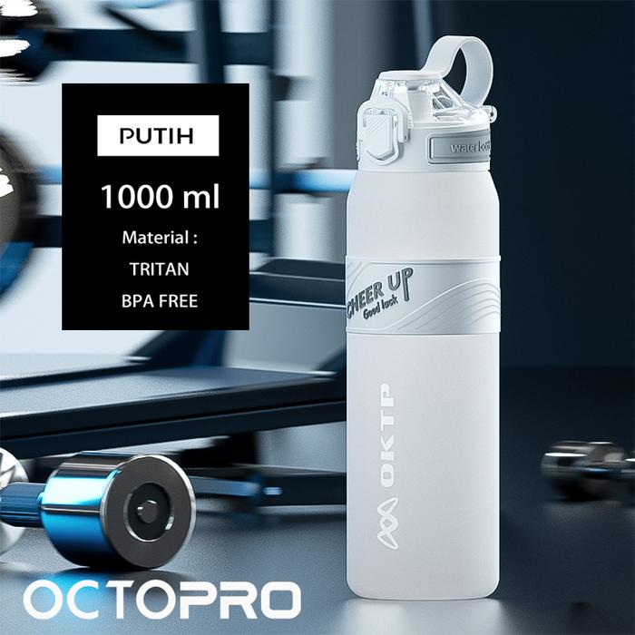 Jual Botol Air Minum Tritan / Botol Minum Olahraga Tritan Sport - Putih ...