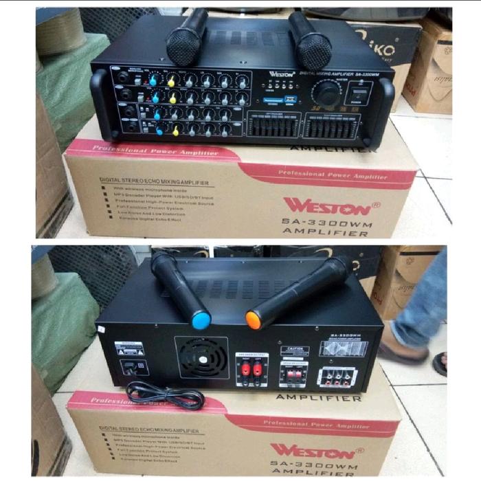 Jual ampli bluetooth weston sa3300 power amplifier westone sa 3300 fre 2mic - Jakarta Barat ...