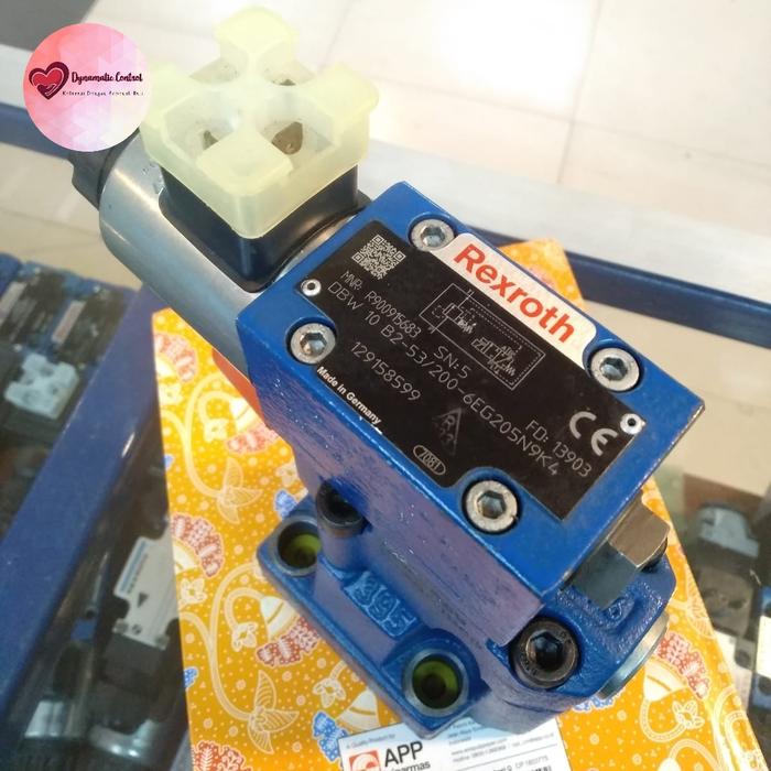 Jual Hydraulic Valve REXROTH DBW 10 B2-53/200-6EG205N9K4 MNR: R900915683 - Jakarta Barat ...