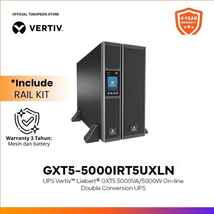 Promo UPS 5KVA Vertiv Liebert GXT5 5000VA/5000W On-line Double Conversion UPS Cicil 0% 3x ...