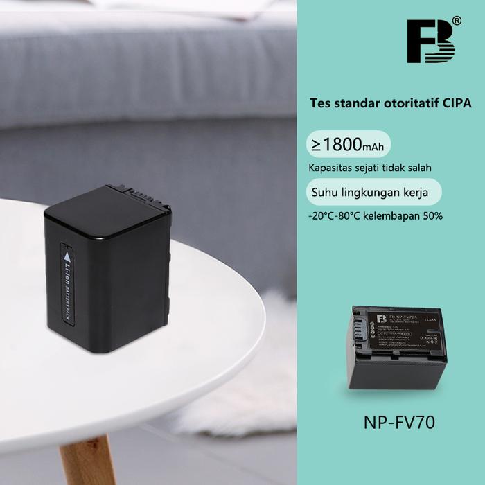 Jual FB Baterai NP-FV70 for Sony FDR-AX700 HDR-CX450 AX60 AX40 AXP55 AX100E PJ675 DEV-50 kamera ...