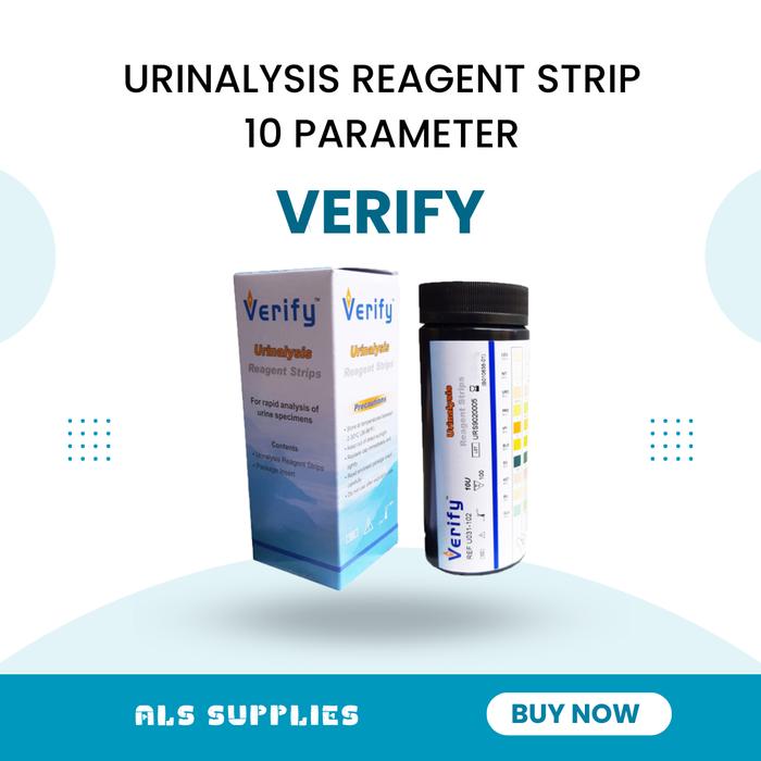 Jual Verify Urinalysis Reagent Strips 10 Parameter - Kota Tangerang ...