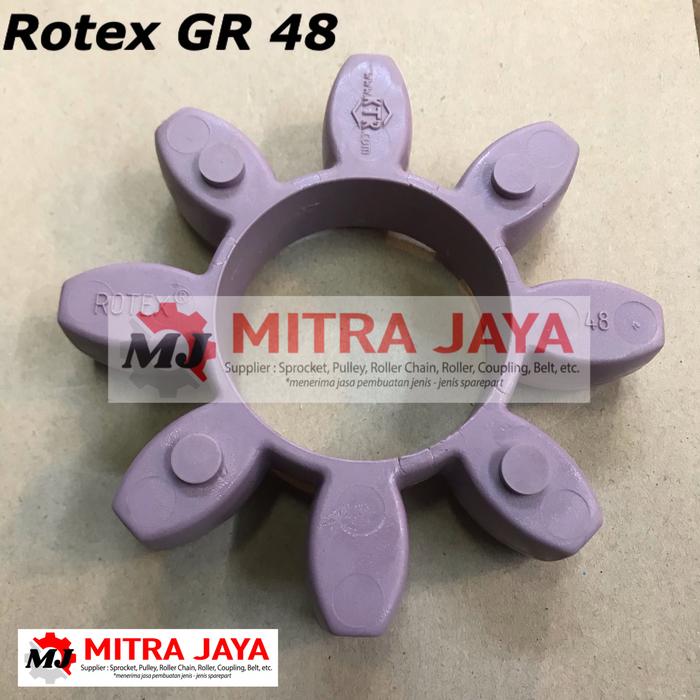 Jual RUBBER COUPLING ROTEX GR 48 ( KARET KOPLING ROTEX ) ELEMEN ELEMENT ...