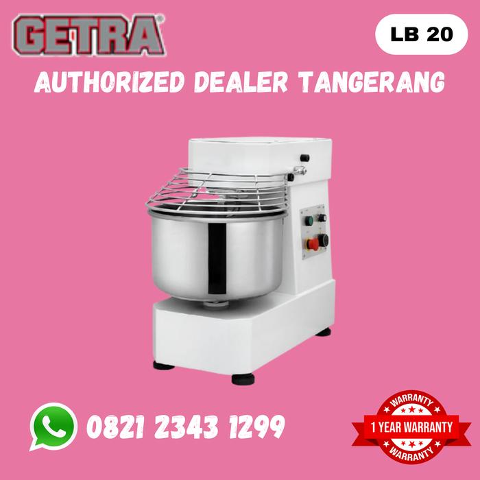 Jual GETRA LB 20 Spiral Mixer Heavy Duty / Mesin Pengaduk Adonan Roti ...