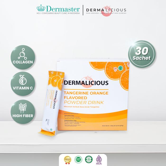 Promo Dermalicious Fiber Drink - 450g (30 Sachet @15g) Cicil 0% 3x ...