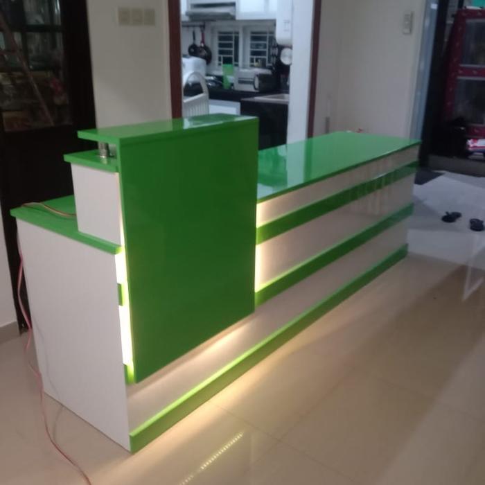 Jual HPL MEJA KASIR RESEPSIONIS MULTIPLEK+HPL - Kota Bogor - interior ...