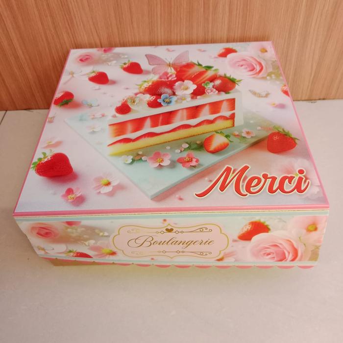 Jual Dus ksi Bon Apetit/Box kue Berbagai Ukuran (Satuan) - 25x25x10cm ...