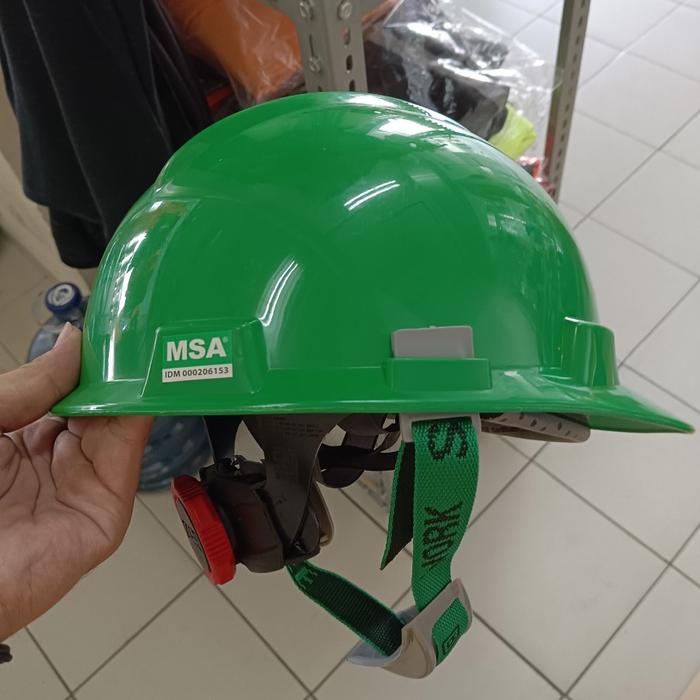Jual Helm Safety MSA Full Set / Helm Kerja Proyek Warna Hijau - SNI ...