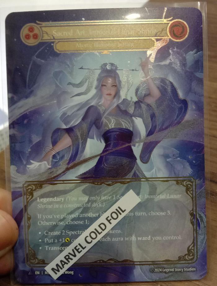 Jual Sacred Art: Immortal Lunar shrine// Inner Chi [MARVEL COLD FOIL ...