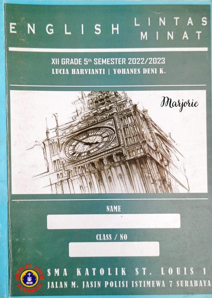 Jual Modul Ajar Bahasa Inggris SMA Kelas XII - English Lintas Minat ...