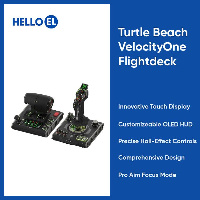 Jual Turtle Beach VelocityOne Flightdeck Universal Hotas Windows 10 11 ...