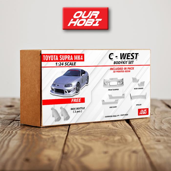 Jual Widebody Bodykit Toyota Supra MK4 C-West / Aoshima / Tamiya ...