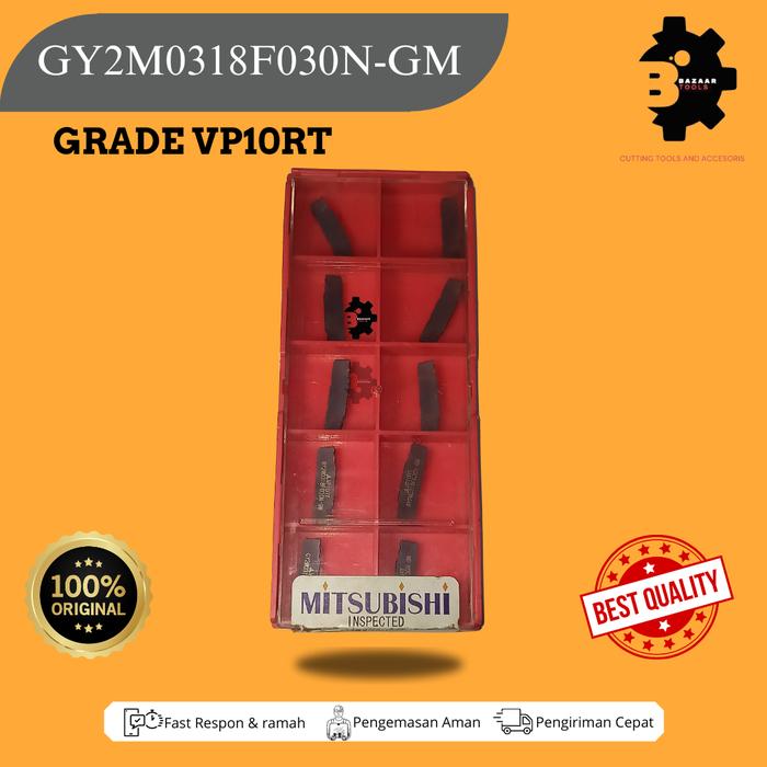 Jual INSERT Y2M0318F030N-GM GRADE VP10RT - MERK MITSUBISHI - Insert ...