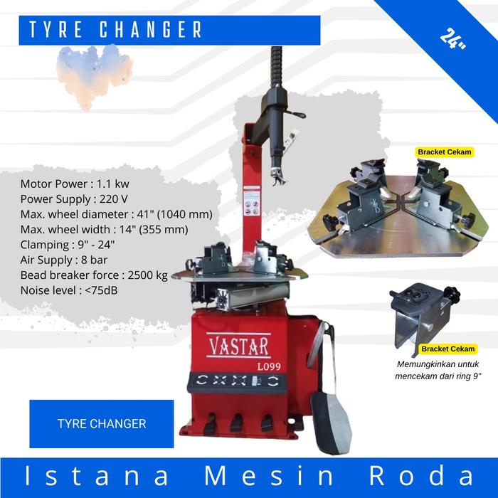 Jual tire changer / tyre changer/mesin pembuka ban merk vastar L099 ...