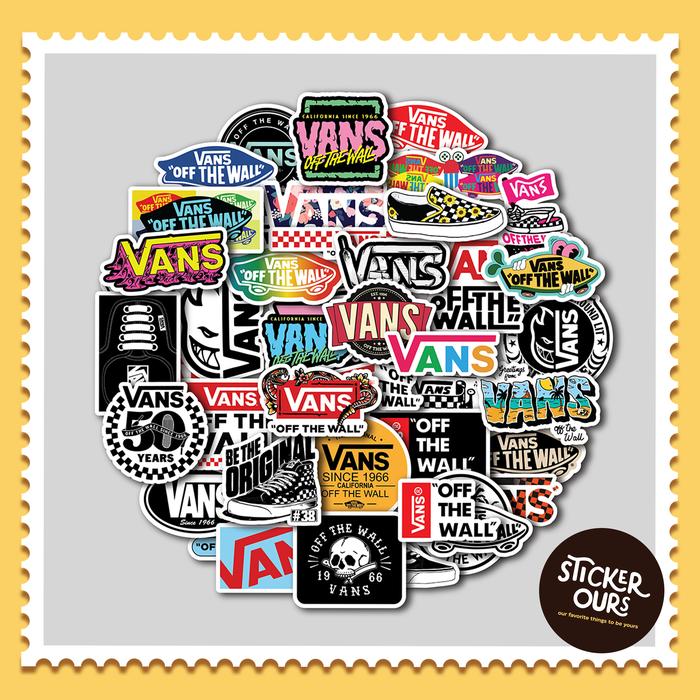 Jual STICKER PACK VANS LOGO | STICKER TUMBLER | STIKER LAPTOP KOPER ...