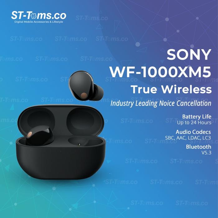 Promo Sony WF-1000XM4 / WF1000XM4 Noise Cancelling Bluetooth True wireless - XM5 Black Cicil 0% ...