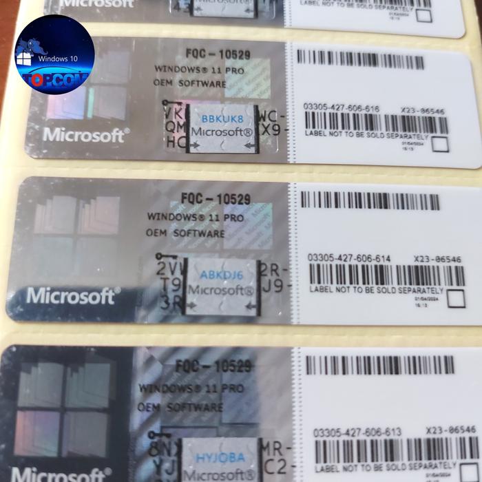 Jual Stiker Key Win 11 Pro Original COA - Jakarta Barat - TOP.COMPUTER ...