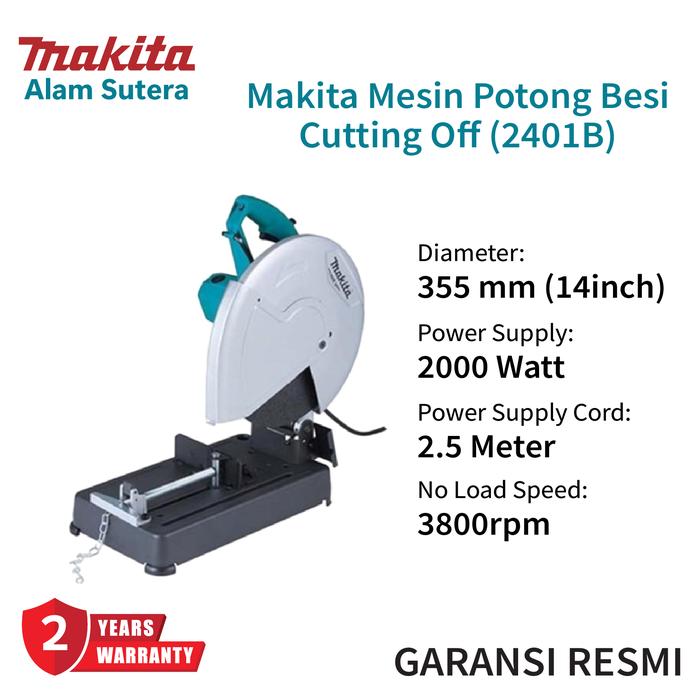 Promo Mesin Potong Besi Makita 2401B - Makita Potong Besi Cut Off 2401 B - Kota Tangerang ...
