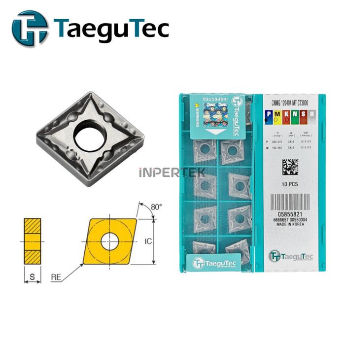 Promo Insert CNMG 120404 MT TAEGUTEC Insert Bubut CNMG 12 04 04 CNMG120404 - Kab. Bekasi ...