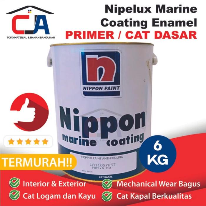 Jual Cat Kapal Nippon Paint Primer Nippelux ENAMEL Marine Coating RED OXIDE - Jakarta Utara ...