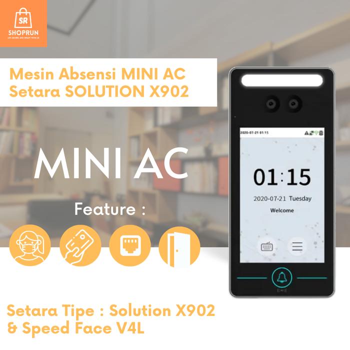 Jual Mesin Absensi Wajah Support Akses Kontrol MINI AC Setara Solution ...
