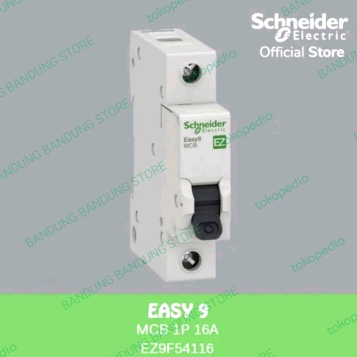Jual SCHNEIDER 16A 1P MCB EASY9 EASY 9 MCB 1P 16A EASY9 MCB 16A ...