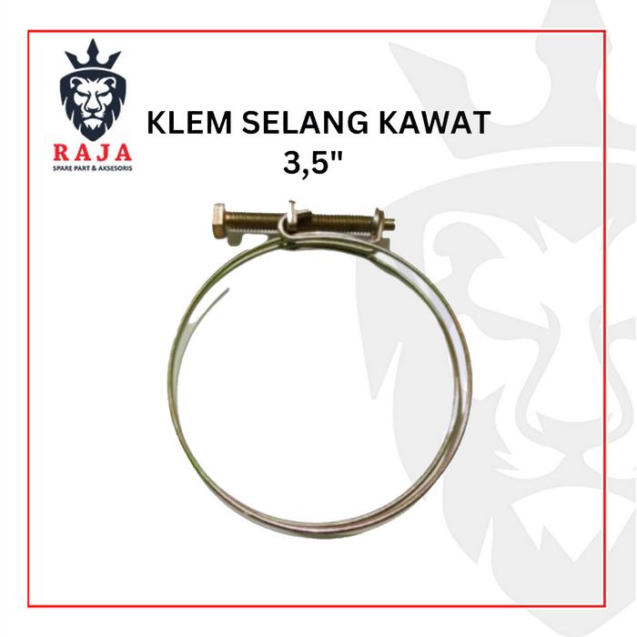 Jual Klem Selang 3,5" Inch Double Wire Hose Klem Ikatan Selang Kawat ...