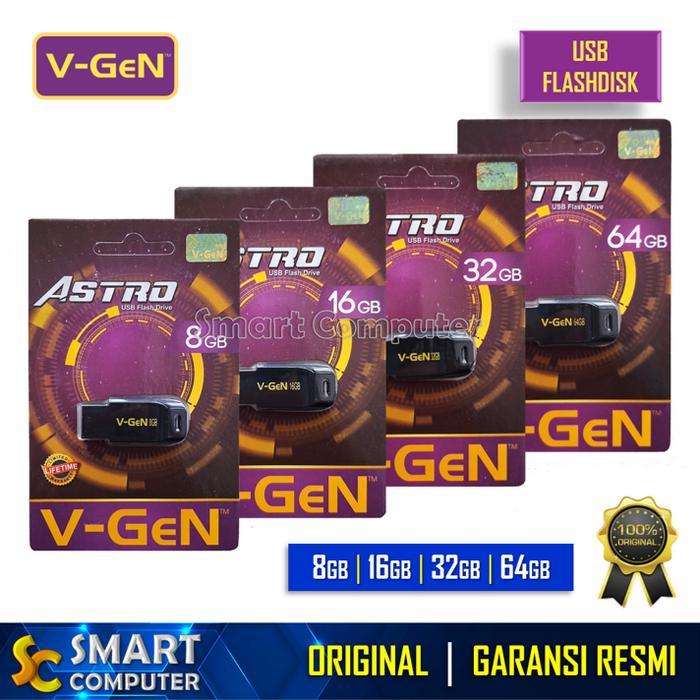 Jual V-gen Astro Flashdisk Usb Vgen 8gb / 16gb / 32gb / 64gb Original ...